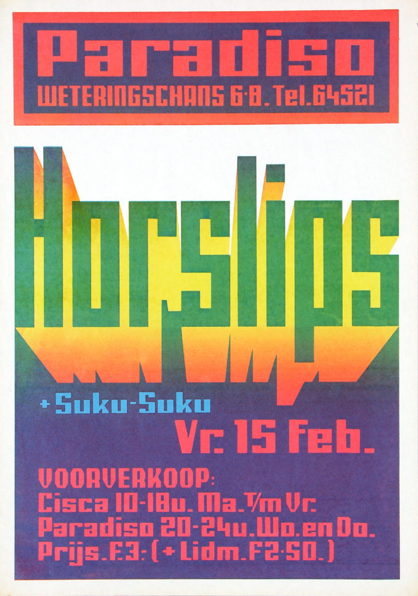Paradiso Posters – door Martin Kaye